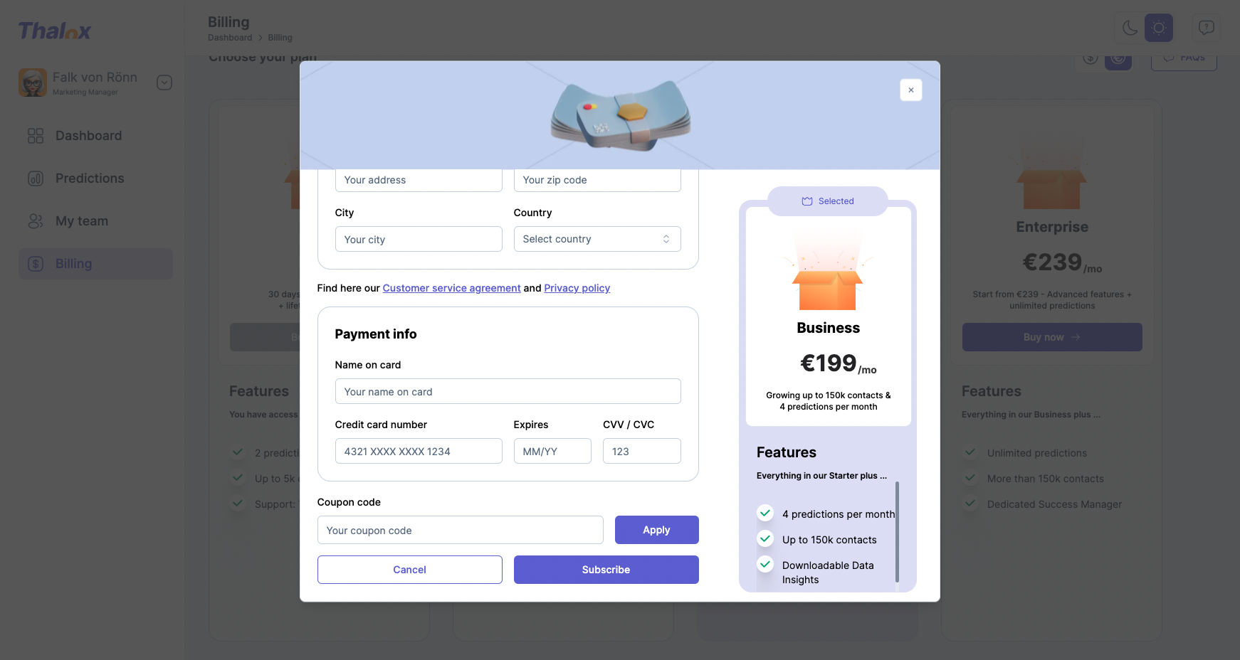How can I upgrade my plan?